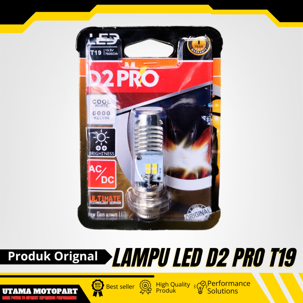 Jual LAMPU LED DEPAN MOTOR D2PRO Beat Fi Beat Esp FI Vario 110 Techno Vario 125 Techno Fi Scoopy ...
