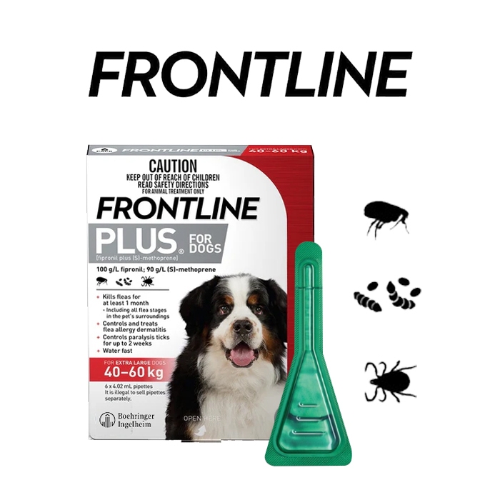 Jual Frontline Plus Dog 40-60KG Obat Kutu Untuk Anjing | Shopee Indonesia