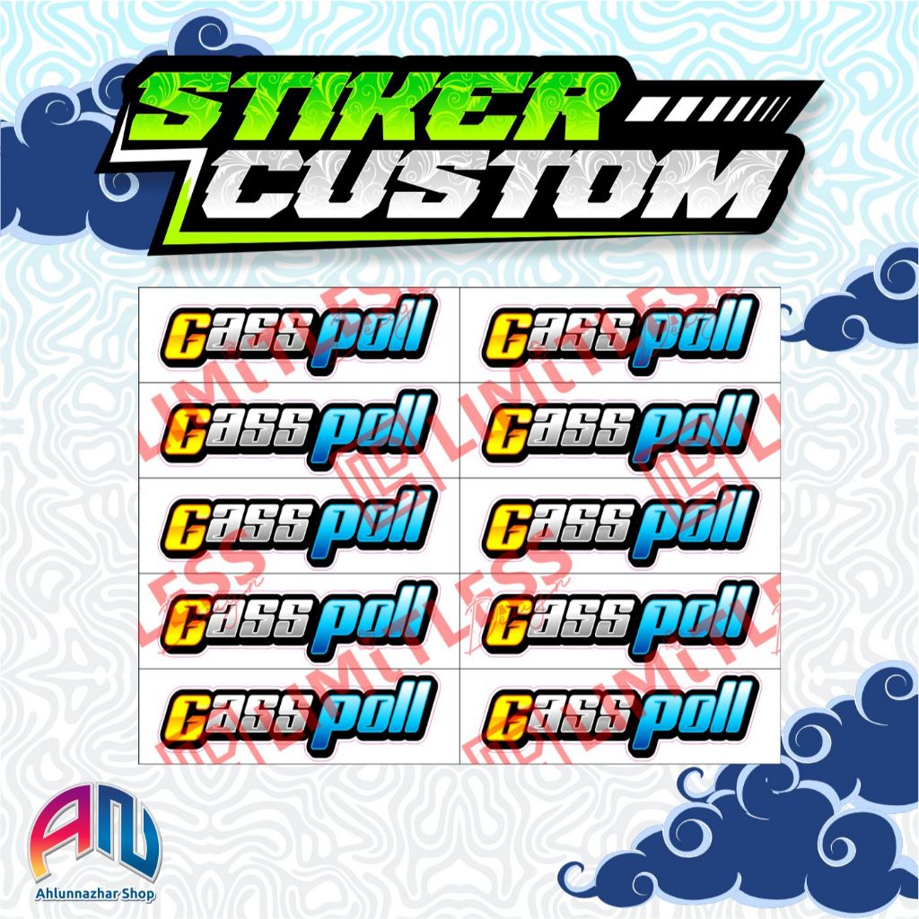 Jual Sticker Set Pack (Gass Poll) | Shopee Indonesia