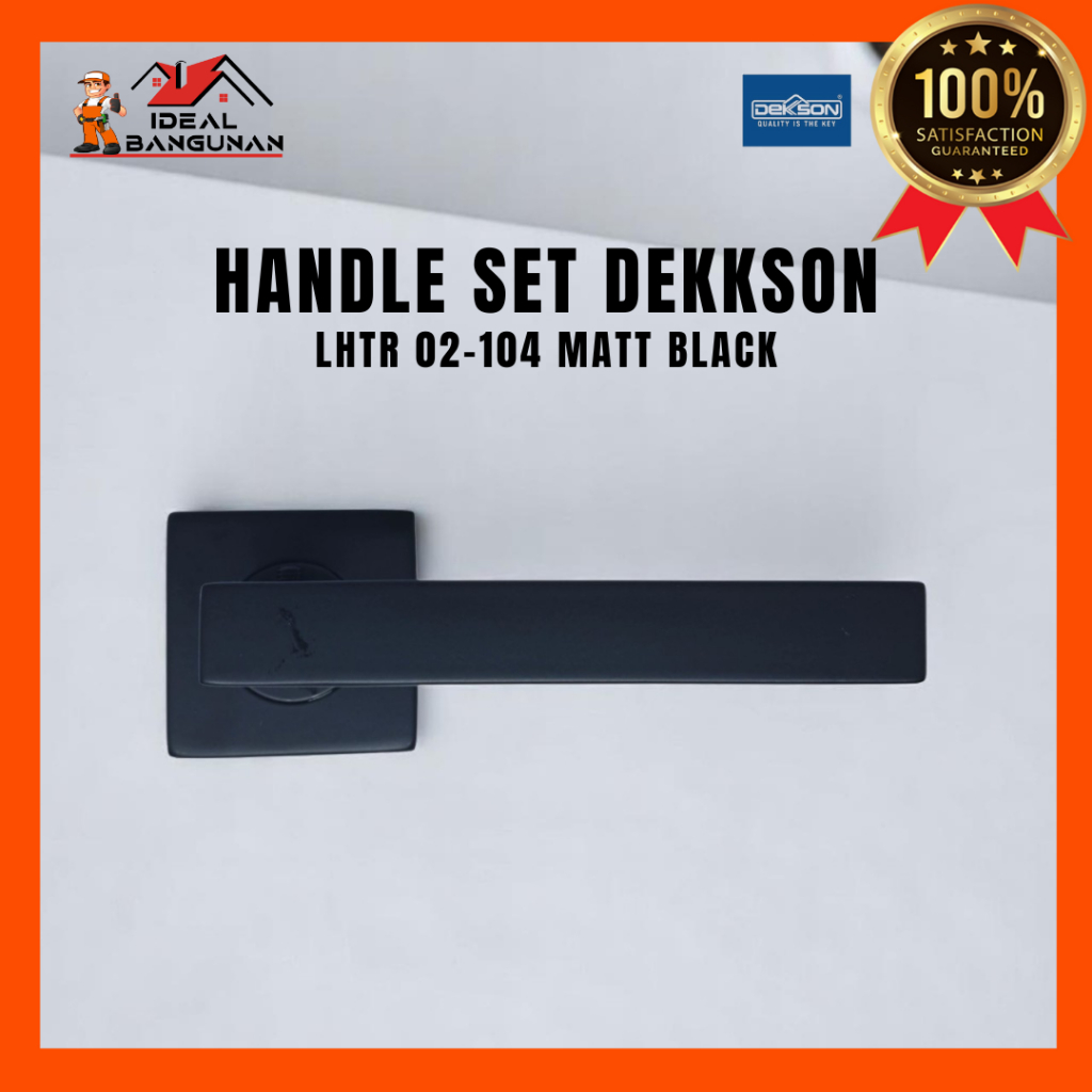 Jual HANDLE SET DEKKSON LHTR 02-104 MATT BLACK | HANDLE WARNA HITAM ...
