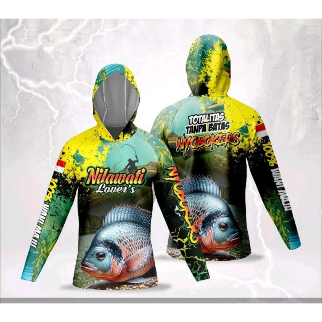 Jual Jersey Mancing Ikan Nila Baju Mancing Full Printing Lengan Panjang ...
