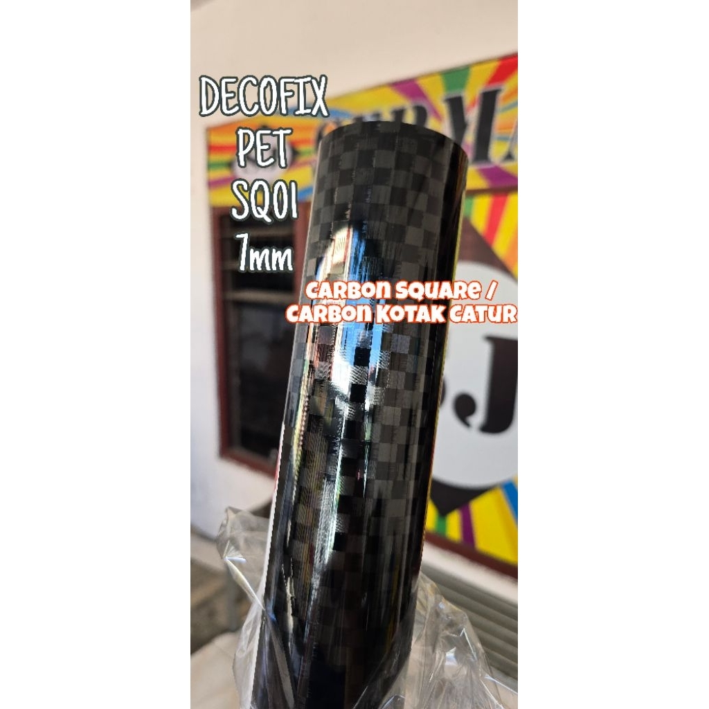 Jual Sticker PET Carbon Square Carbon spreadtow Carbon Ultrashine ...