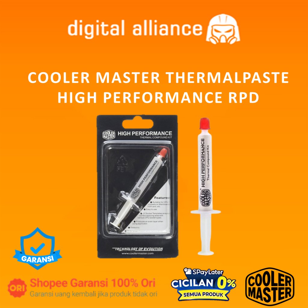 Jual Cooler Master High Performance Rpd Thermal Paste | Shopee Indonesia