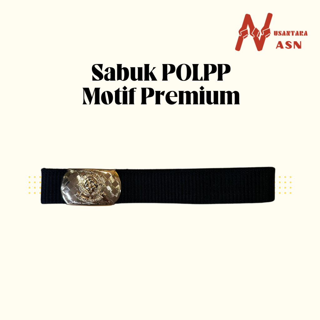 Jual Sabuk Tali Ikat Pinggang POLPP Polisi Pamong Praja Motif Premium ...