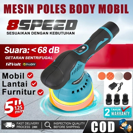 Jual 380W/220V Mesin Poles Mini Portable Motor 8 Speed Mesin Poles Body ...