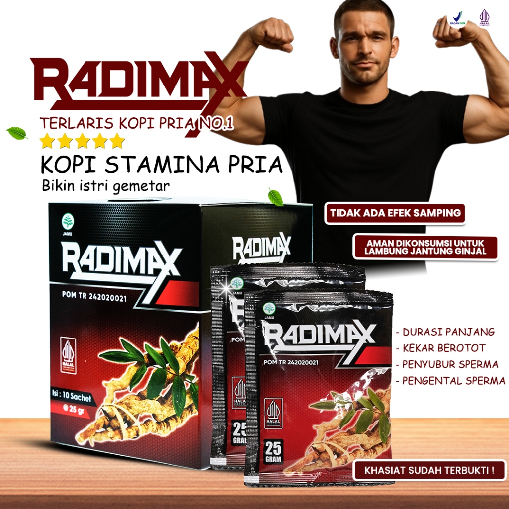 Jual Radimax Kopi Stamina Pria - Isi 10 Sachet | Shopee Indonesia