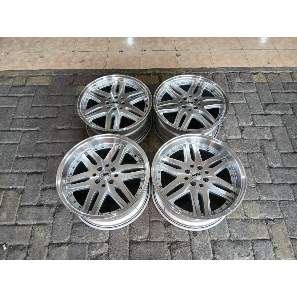 Jual velg seken racing hsr okayama ring 17 hole 4x100/114 velg aja | Shopee Indonesia