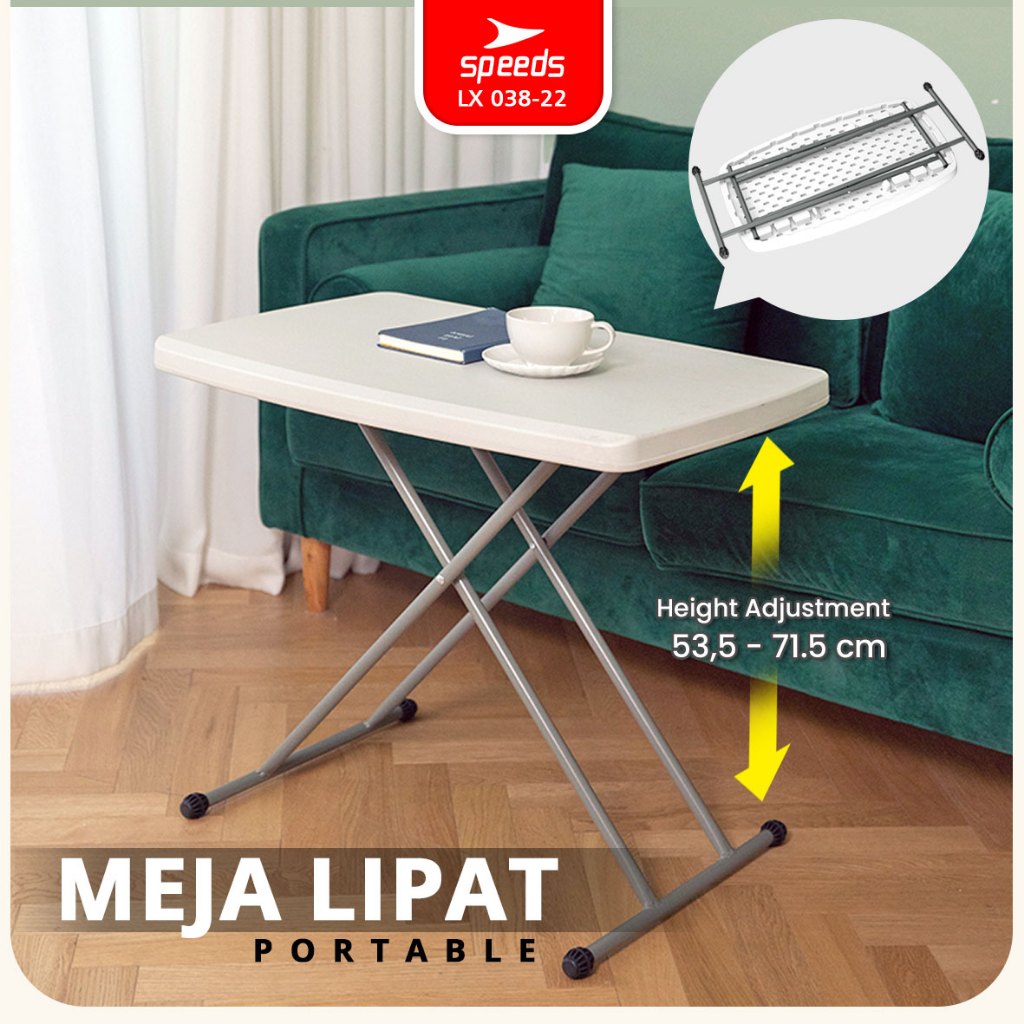 Jual SPEEDS Meja Lipat Untuk Setrika Plastik 76x50x71cm Folding Table ...