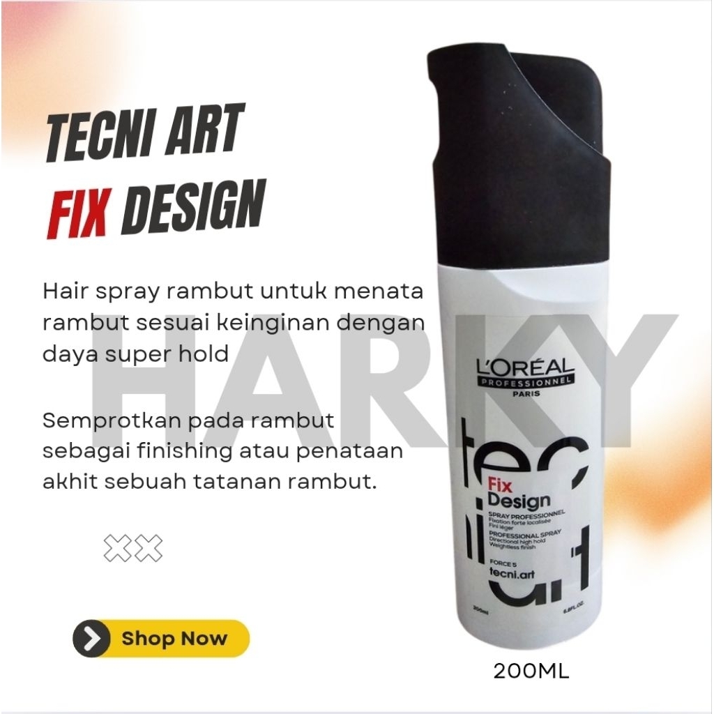 Jual LOREAL TECNI ART FIX DESIGN 200ML (terdapat Kemasan Baru) | Shopee ...