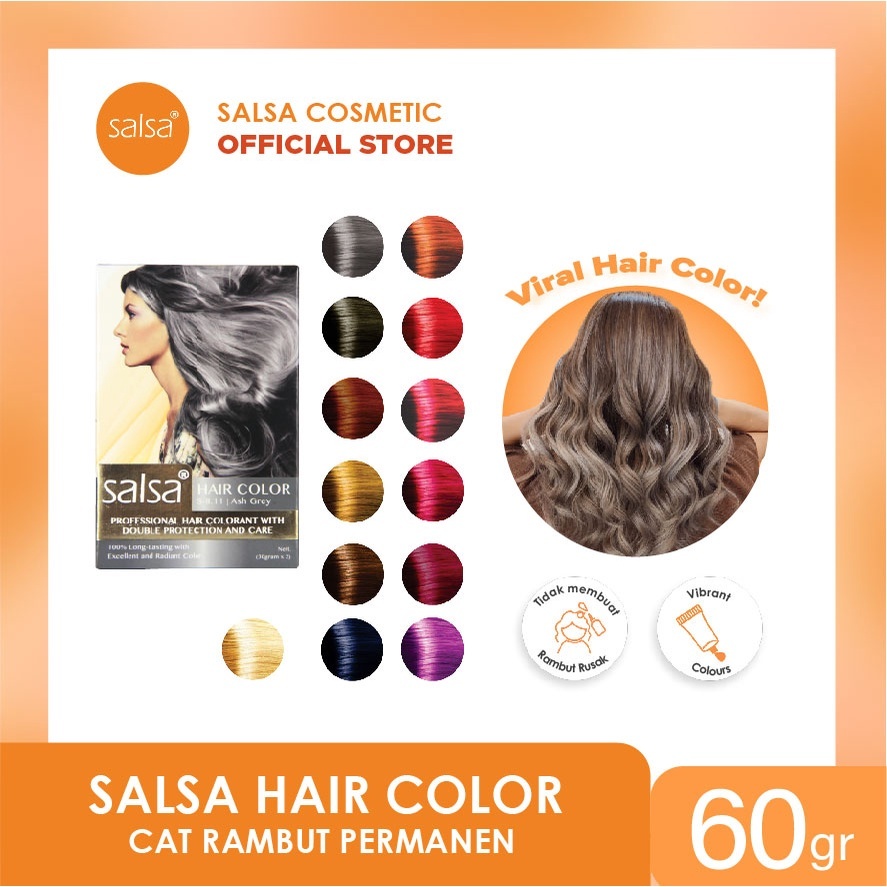 Jual GC Kosmetik SALSA Hair Pro Color - Cat Semir Rambut Permanen ...
