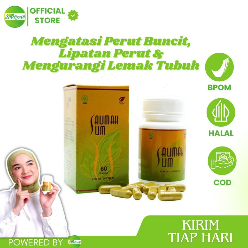 Jual Salimah Slim SR12 Pelangsing Badan Obat Diet Herbal Penurun Berat ...