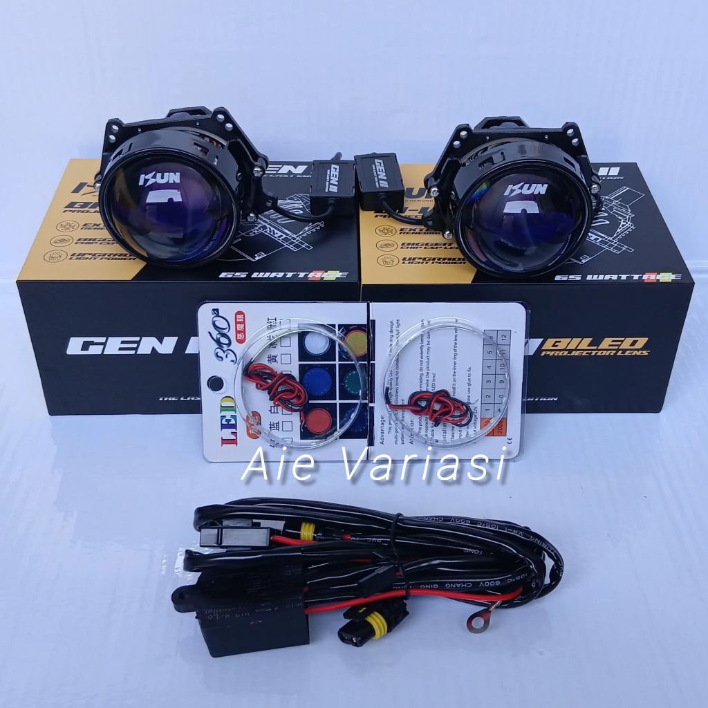 Jual SEPASANG PAKET HEMAT HEADLAMP PROJECTOR BILED 2,5 INCH 3 INCH GEN ...