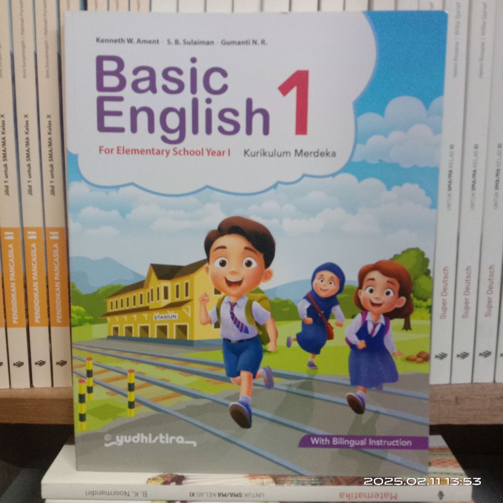Jual Buku Basic English Kelas 1 SD Kurikulum Merdeka Yudhistira / Buku ...