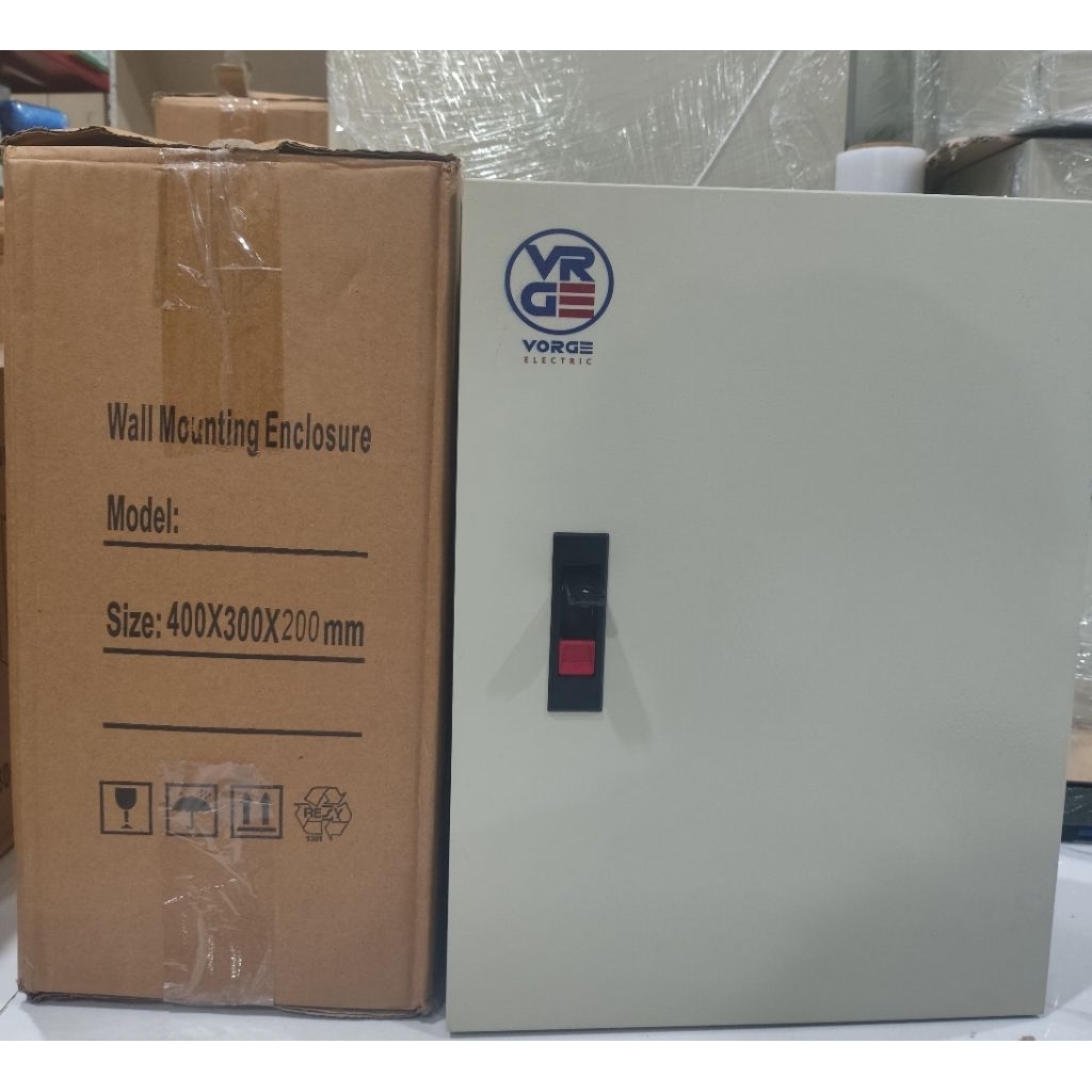 Jual box panel listrik 40x30x20 metal indoor full 1mm pabrikan merk ...
