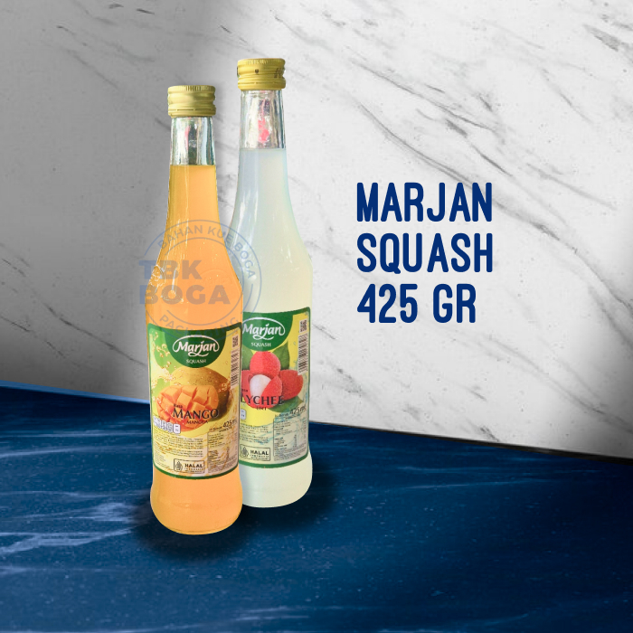 Jual Sirup Marjan 425 ml ( Mango, Lychee ) Squash Manga Mangga Manggo ...