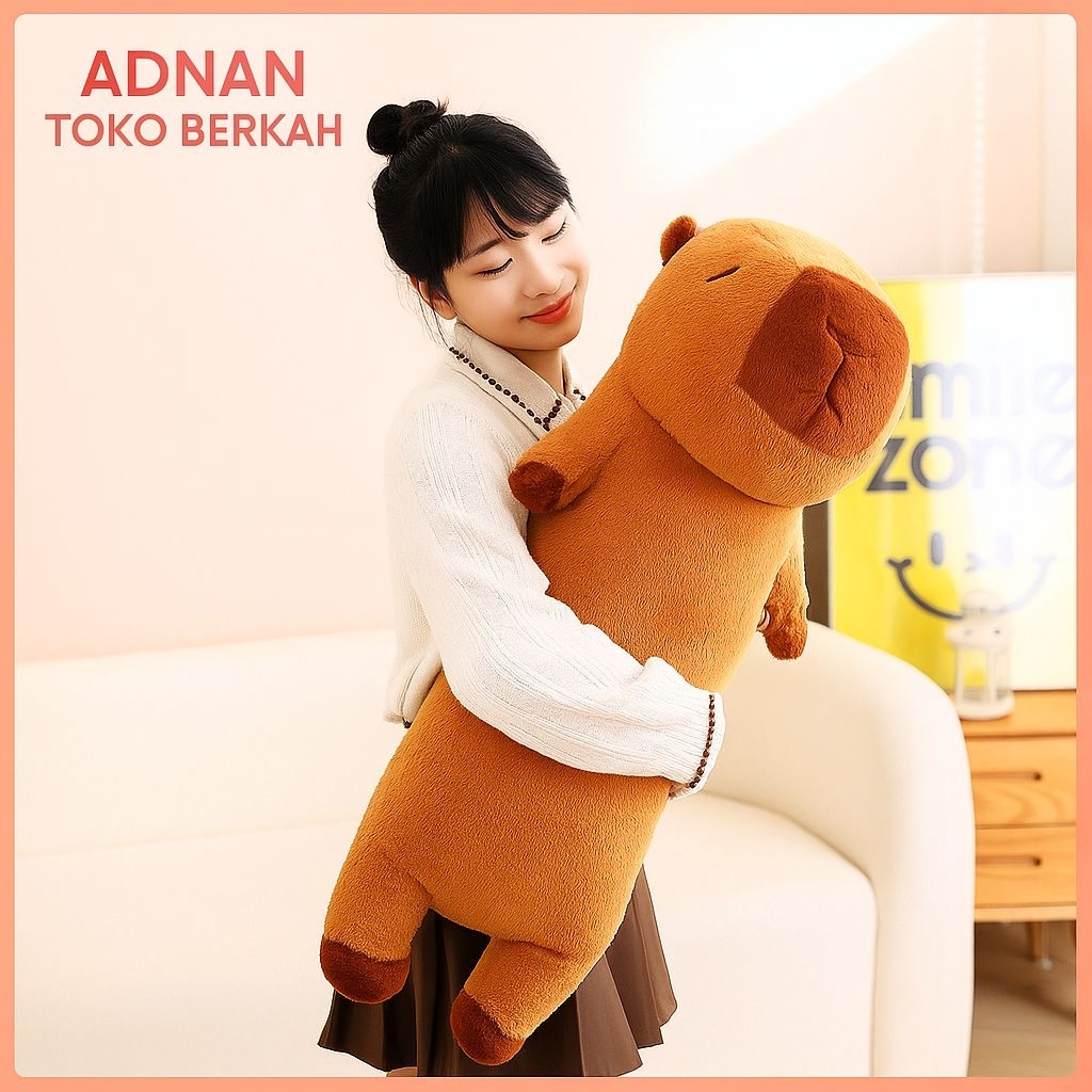 Jual Boneka Guling Capybara 80 CM Hewan Capybara Mainan Anak Hadiah ...