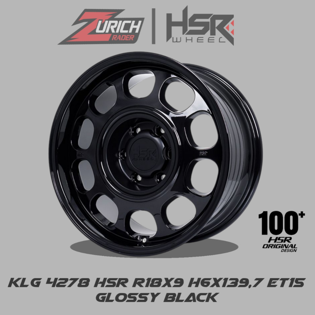 Jual Velg Mobil Ring 18 Hsr Wheel Klg R18 Hitam Pelek Prado Hilux ...