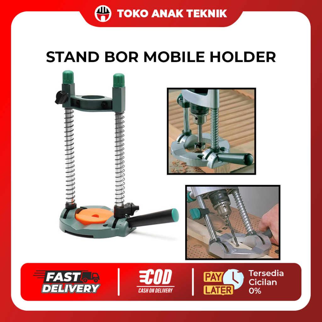 Jual Dudukan Bor Tangan Drill Stand Bor Mobile Holder Multifungsi ...