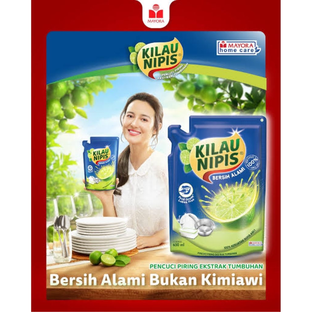Jual KILAU NIPIS PENCUCI PIRING EKSTRAK TUMBUHAN 630 ML | Shopee Indonesia