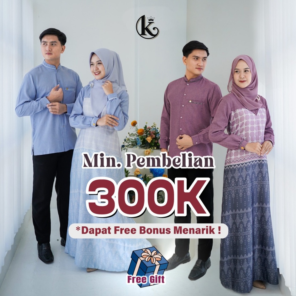 Jual Baju Couple Kondangan Pernikahan Simple - Gamis Seragam Pernikahan ...