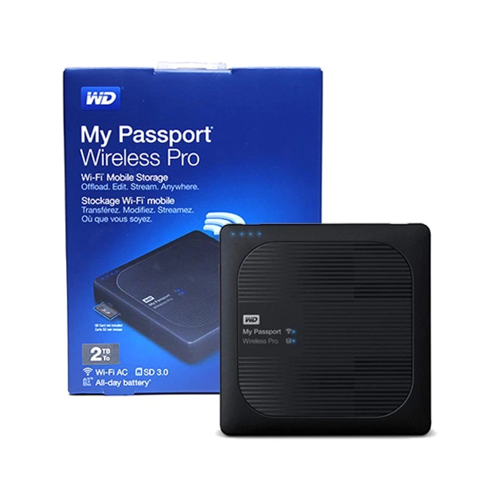 Jual WD My Passport Wireless Pro 2TB Portable Hard Disk External ...