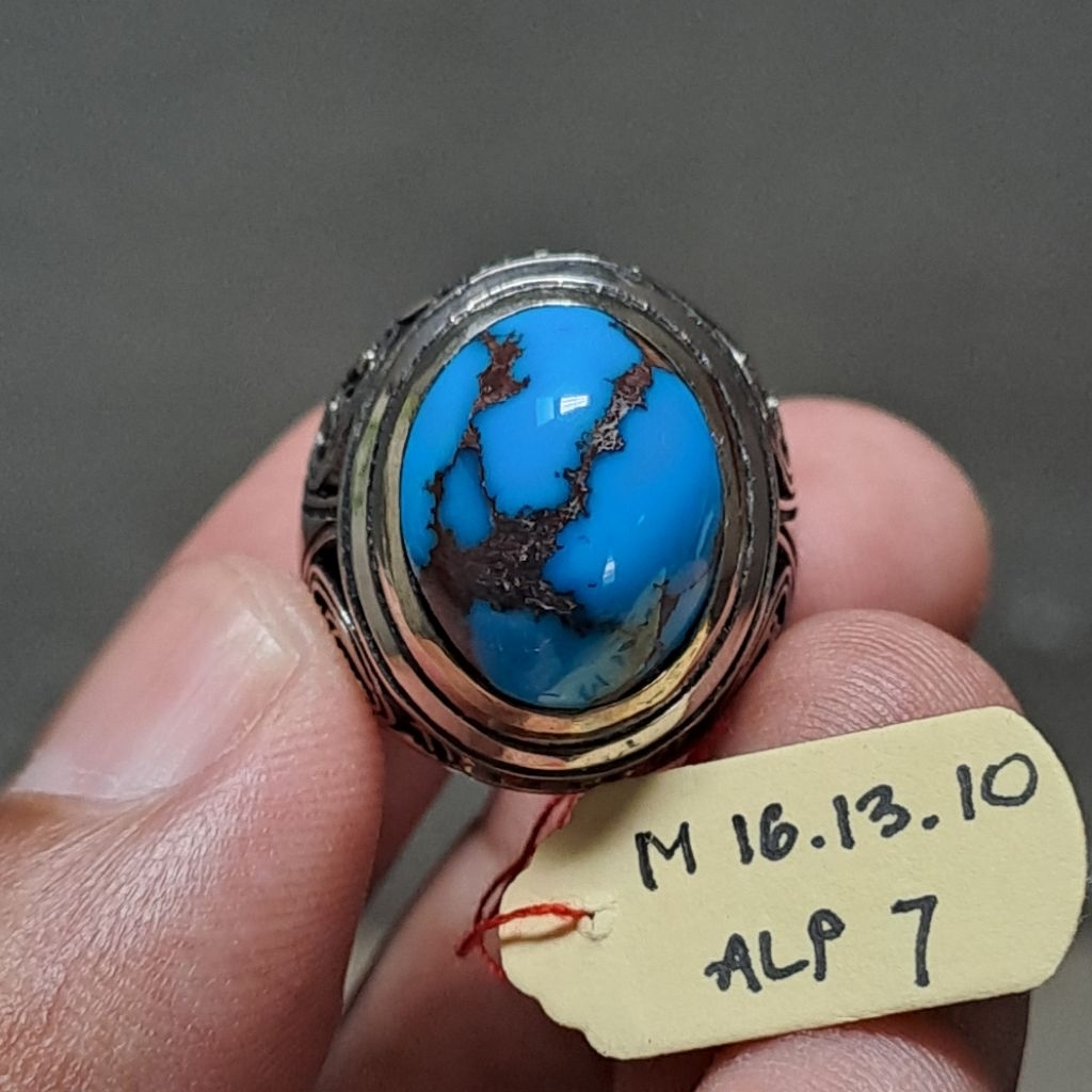Jual CINCIN 7 PIRUS MESIR FANCY BLUE URAT MERAH SIMPEL ELEGAN | Shopee ...