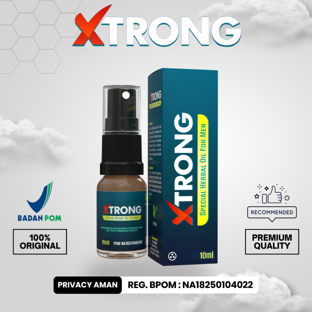 Jual XTRONG Original!! Obat Kuat Semprot Pria Tahan Lama Oles X-Sensiall Spray Asli Herbal ...