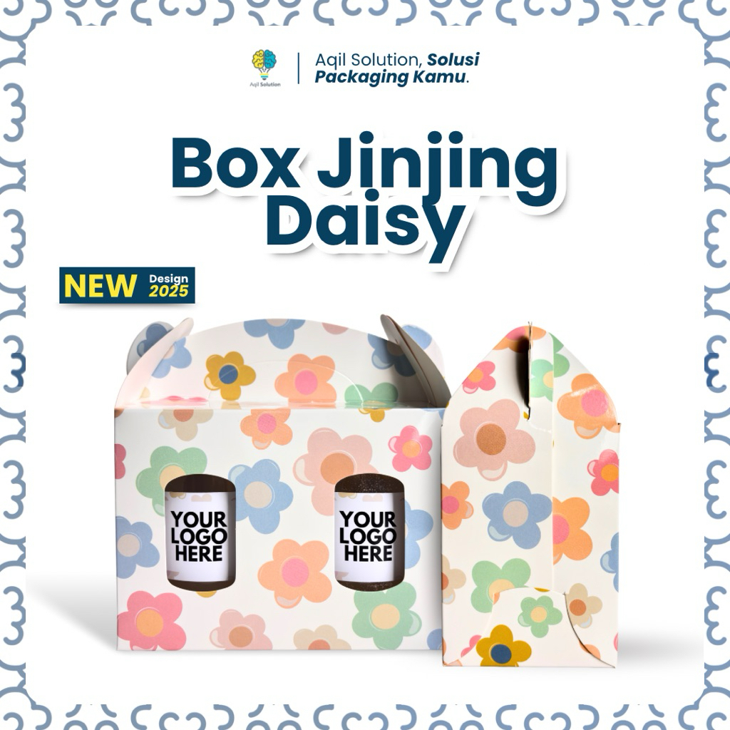 Jual (10 pcs) Aqied Box B / Box Hampers Lebaran 18,5x13,5x10 cm Eid ...