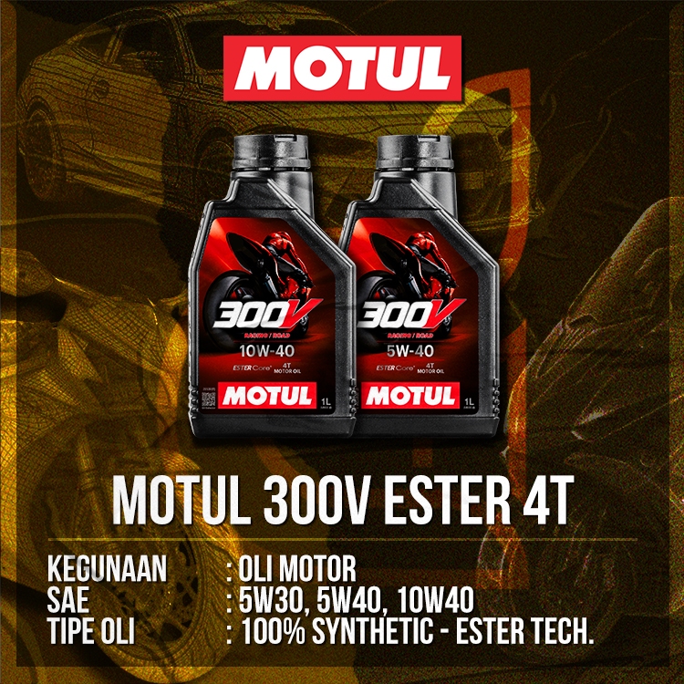 Jual Oli Motor Motul 300V Road Racing ESTERCore FL | Shopee Indonesia