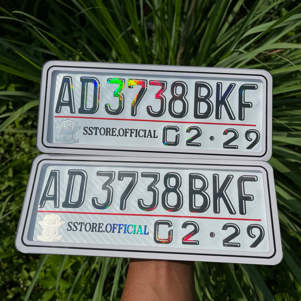 Jual Plat Motor Akrilik Custom Universal | Shopee Indonesia