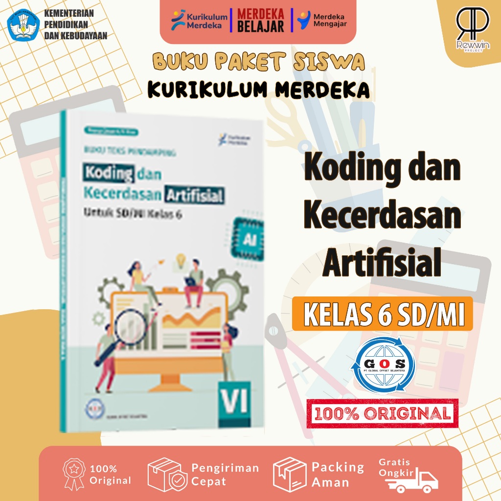 Jual Buku Pendamping Koding dan Kecerdasan Artifisial Kelas 6 SD/MI - Kurikulum Merdeka | Shopee ...