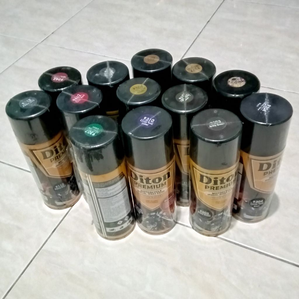 Jual Cat semprot Pilok Diton Premium serbaguna metal & plastik ukuran ...