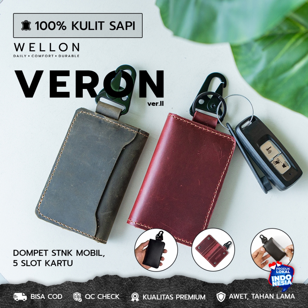 Jual Dompet STNK Kulit Asli Mobil Motor Muat Kartu E-Toll KTP CC Dll ...