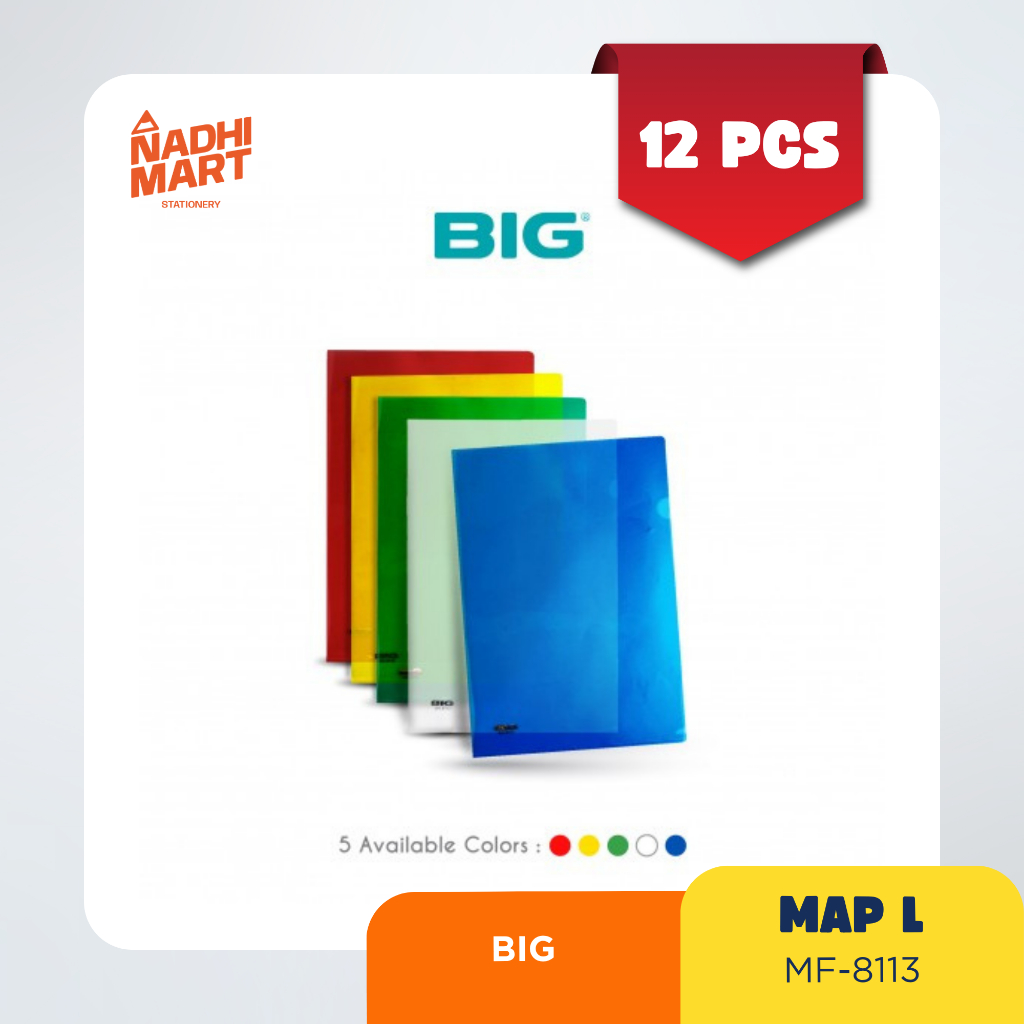 Jual 12 PCS MAP L BIG MAP PLASTIK TRANSPARAN | Shopee Indonesia