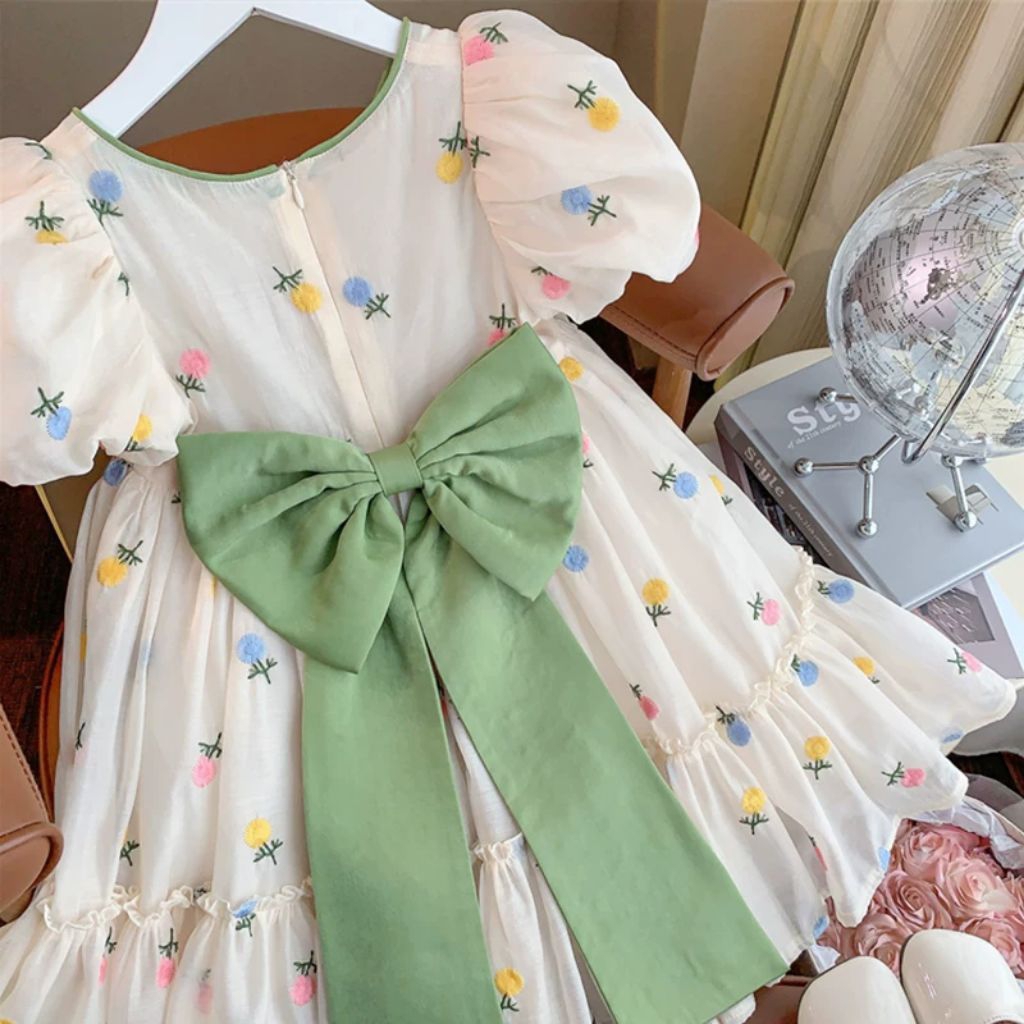 Jual New Arrival Dress Pita Hijau Usia 2 4 7 9 Tahun Shopee Indonesia