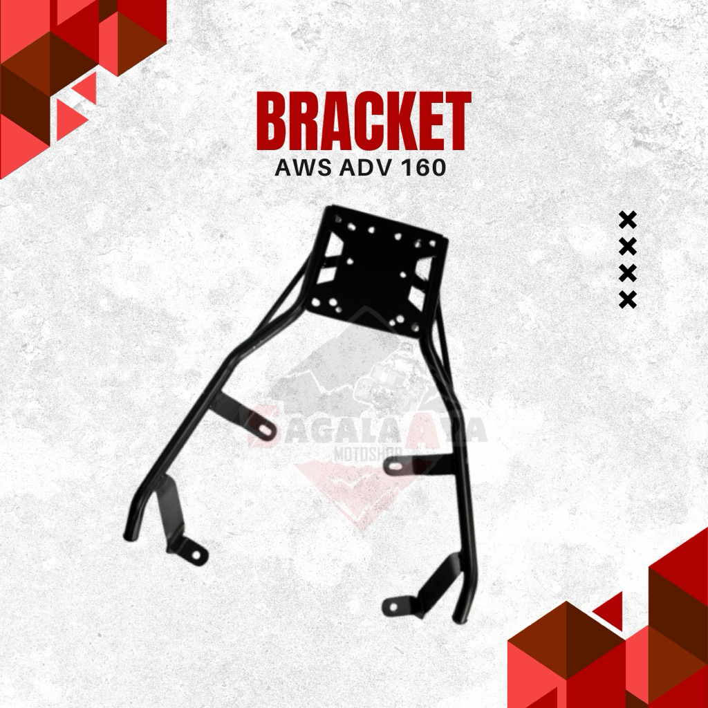 Jual Top BRACKET HONDA ADV 160 MODEL SHAD Braket box motor Honda ADV ...