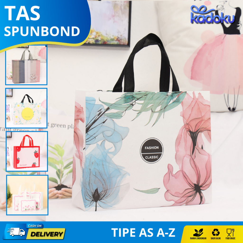 Jual Tas Spunbond / Goodie Bag Spunbond / Spoundbond Bag / Tas Belanja ...