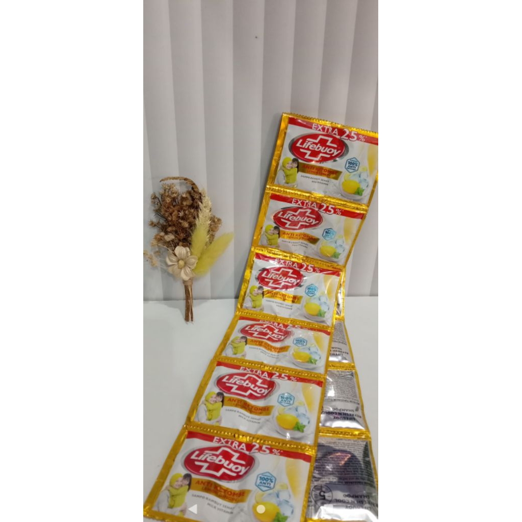 Jual Shampoo Lifebuoy 1/2 Renteng isi 12 Pcs ( 6 sachet ) Murah ...