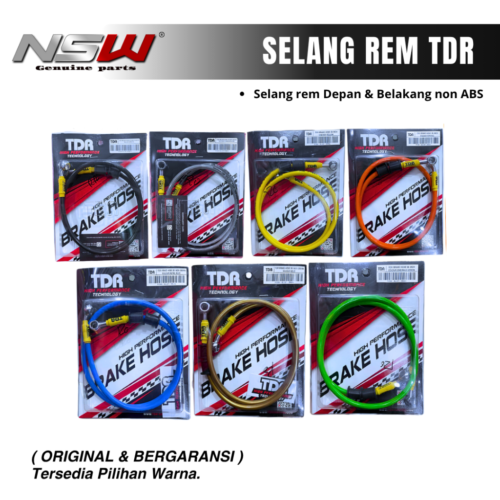 Jual SELANG REM TDR BLACK KARBON / SELANG CAKRAM VARIASI universal ...