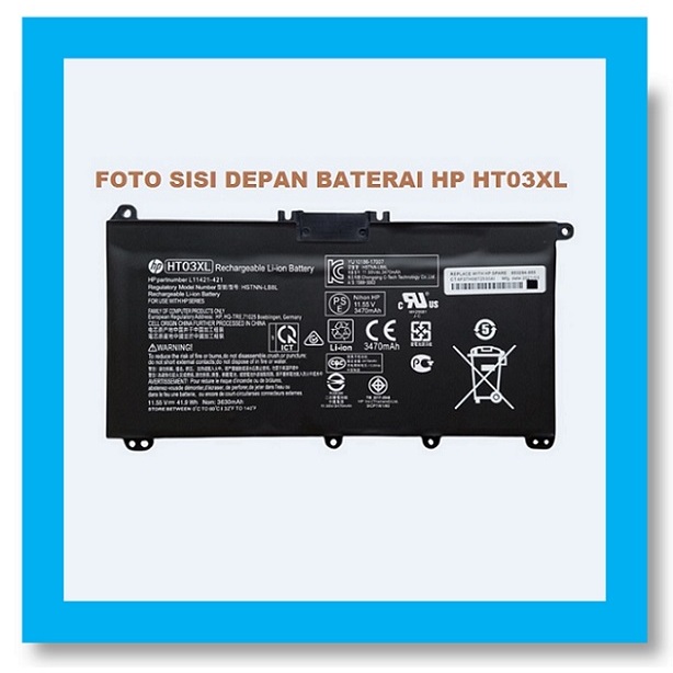 Jual Baterai Original HP HT03XL Batre HT03 Battery HTO3XL Batere HTO3 ...