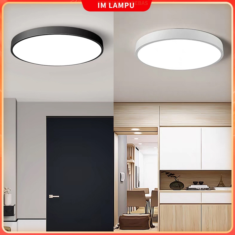 Jual Lampu plafon LED bulat 18W teras/balkon/kamar mandi/lampu plafon tangga estetika lampu hias ...