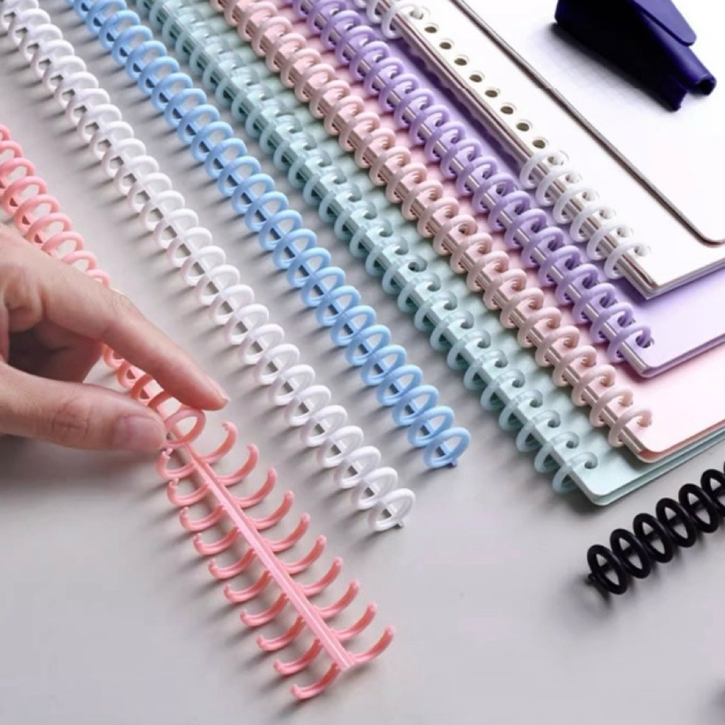 Jual Ring Binder DIY Spira Loose Leaf Binding Strip 30 Lubang Jilid ...