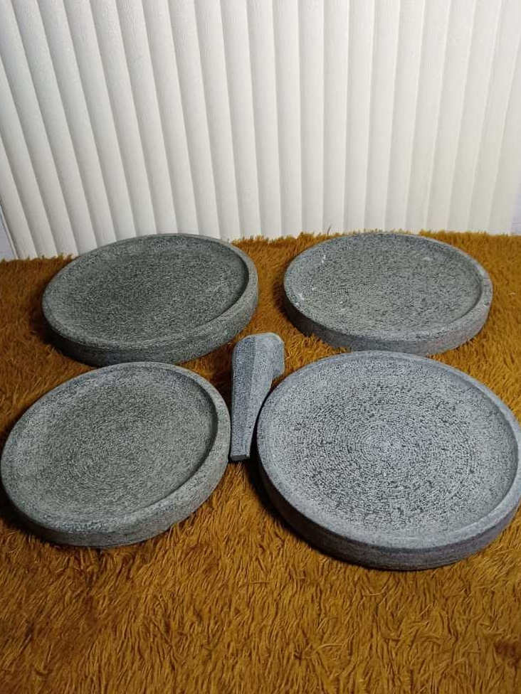 Jual Cobek Batu Asli / Batu Gunung Merapi Indonesia 100% Asli | Shopee ...