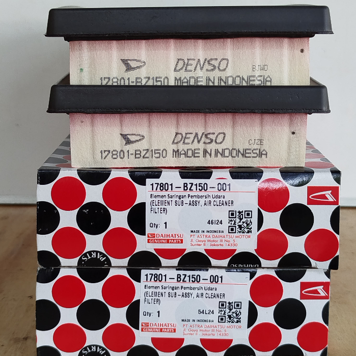 Jual Saringan Udara / Air Filter Daihatsu Part No. 17801-BZ150-001 ...