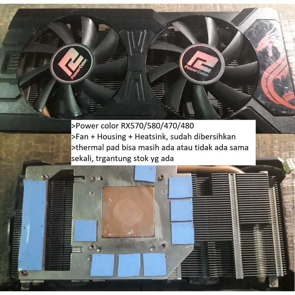 Jual komponen gpu rx570 rx 570 rx 580 rx580 rx470 rx 470 rx 480 rx480 vga 4GB vga 8GB merk power ...