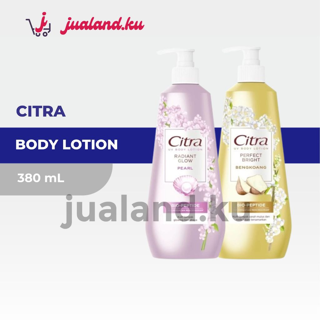 Jual Citra Hand Body Lotion Radiant glow / Perfect Bight 380 mL ...