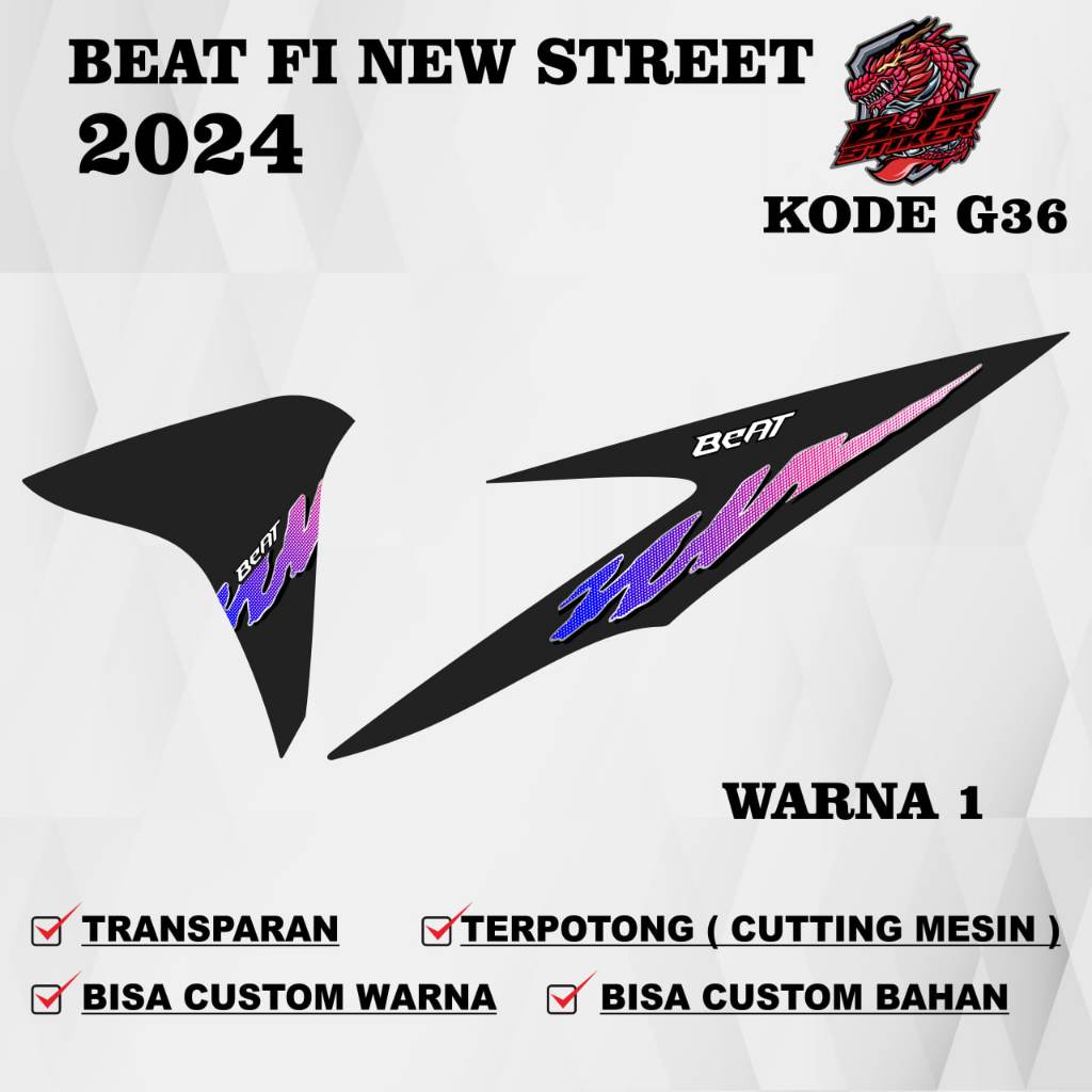 Jual Stiker Sticker Striping Beat fi New 2024 grafis g36 Awan ...
