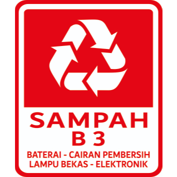Jual RAMBU SIGN K3 SAMPAH B3 LIMBAH B3 STICKER VINYL REFLECTIVE ACP 3mm ...