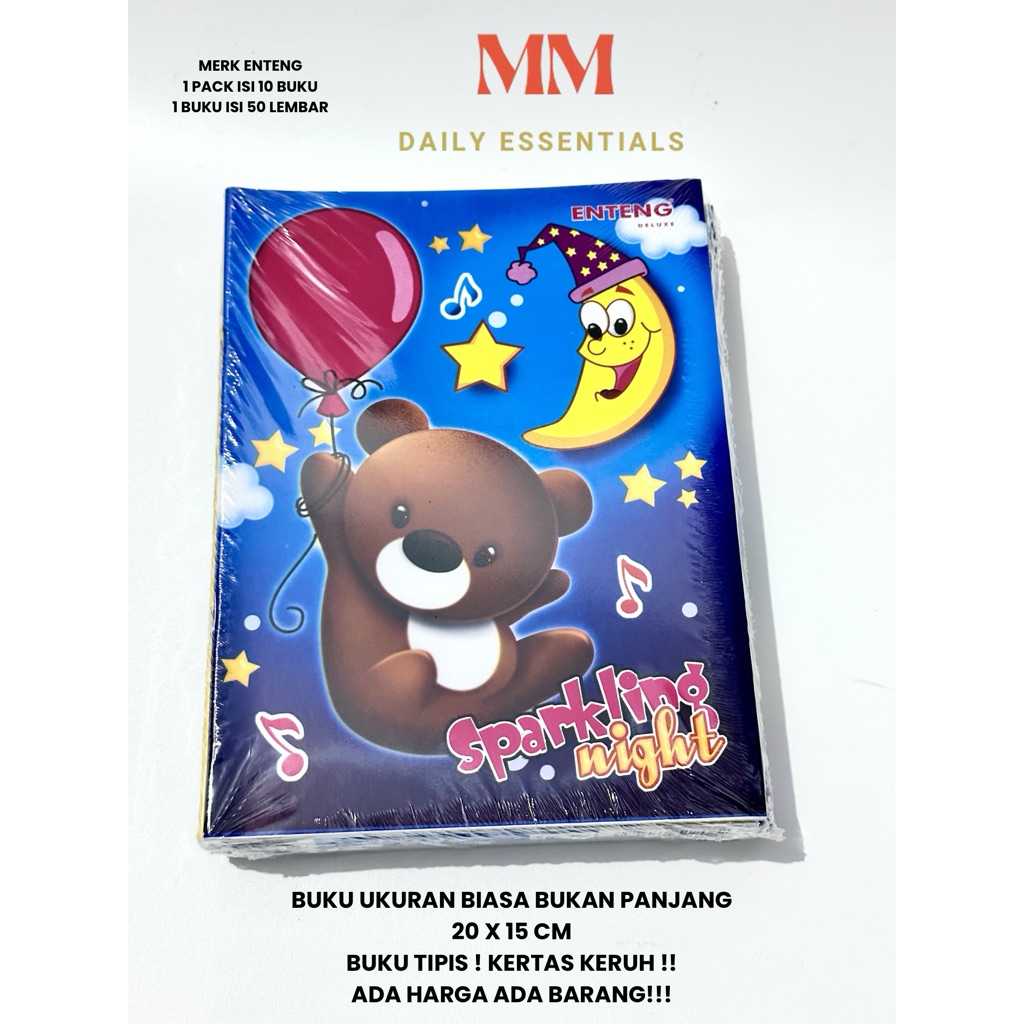 Jual Buku tulis segitiga / ENTENG isi 50 Sheets / SA 50 / ENTENG 50 ...