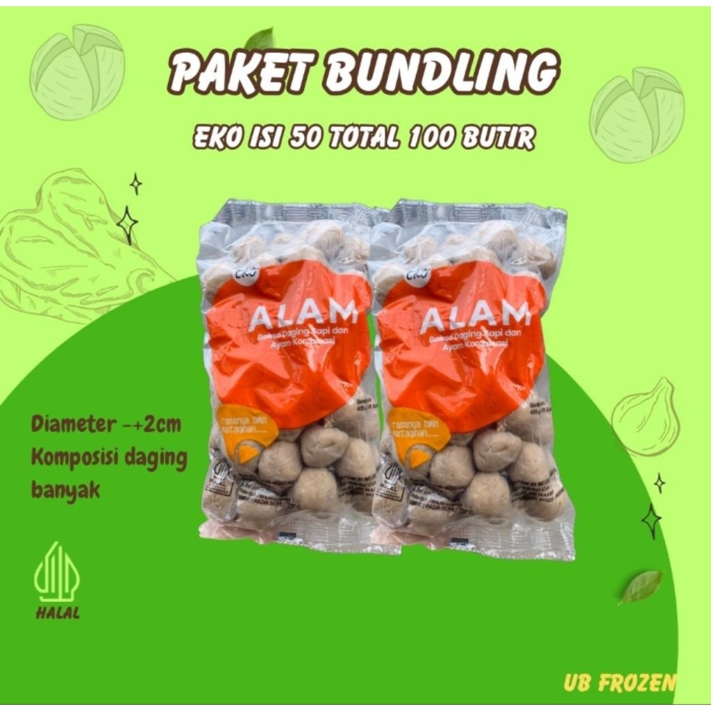 Jual Paket Bundling Baso Alam Super EKO50 (dapat 2bks) | Shopee Indonesia